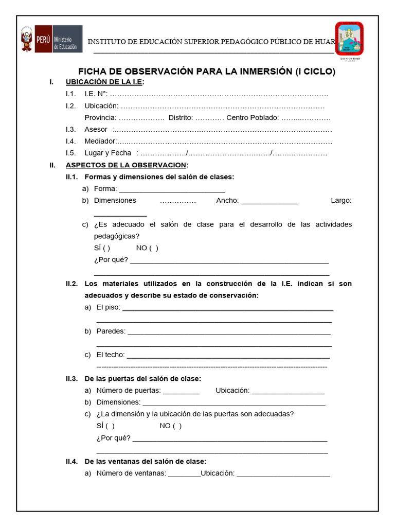 Ficha de Inmersión-2 | PDF