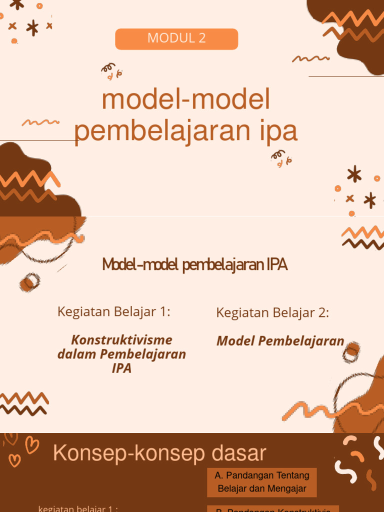 MATERI PAPARAN - MODUL2 - Model Model Pembelajaran IPA - Meilana Nurul ...