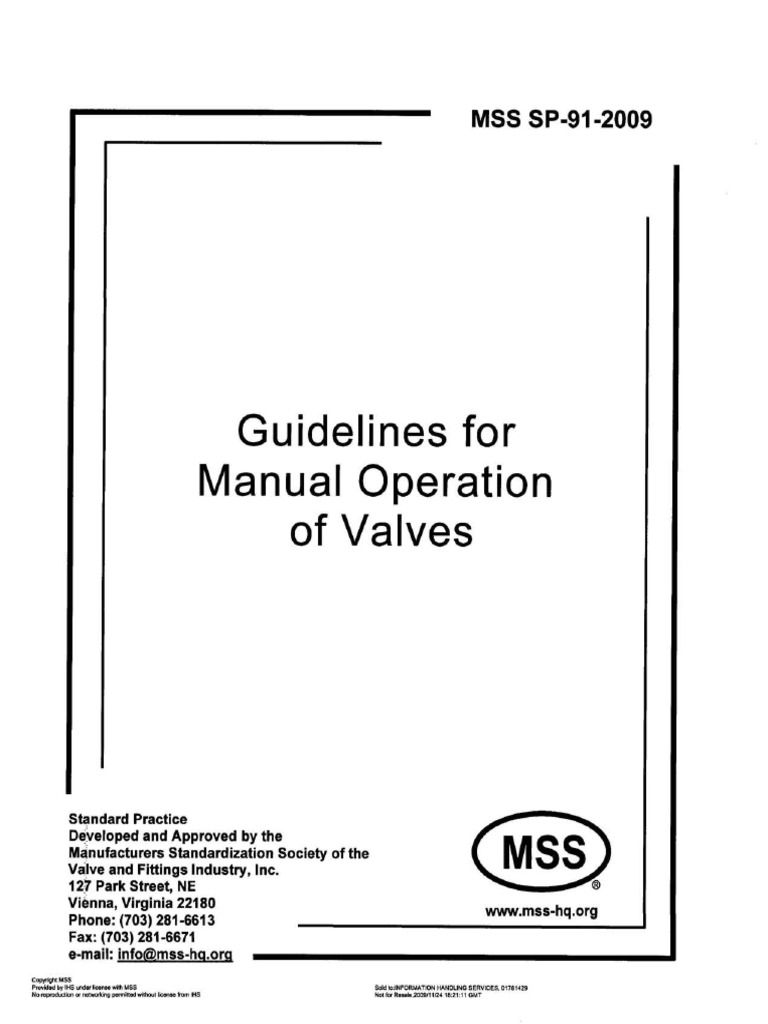 MSS SP 91-09 | PDF