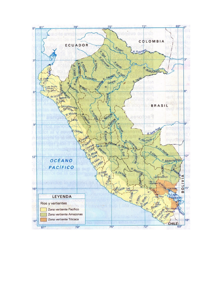 Vertienes de Pacifico (Rios) | PDF