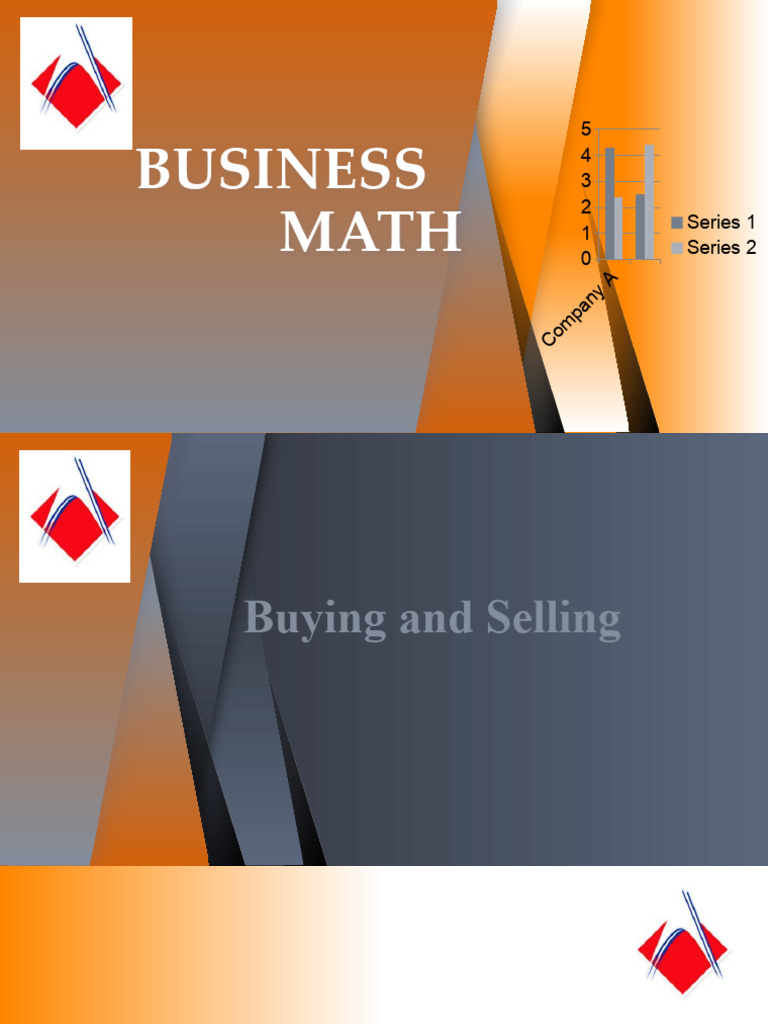 Business Math 002 | PDF | Gross Margin | Mortgage Loan