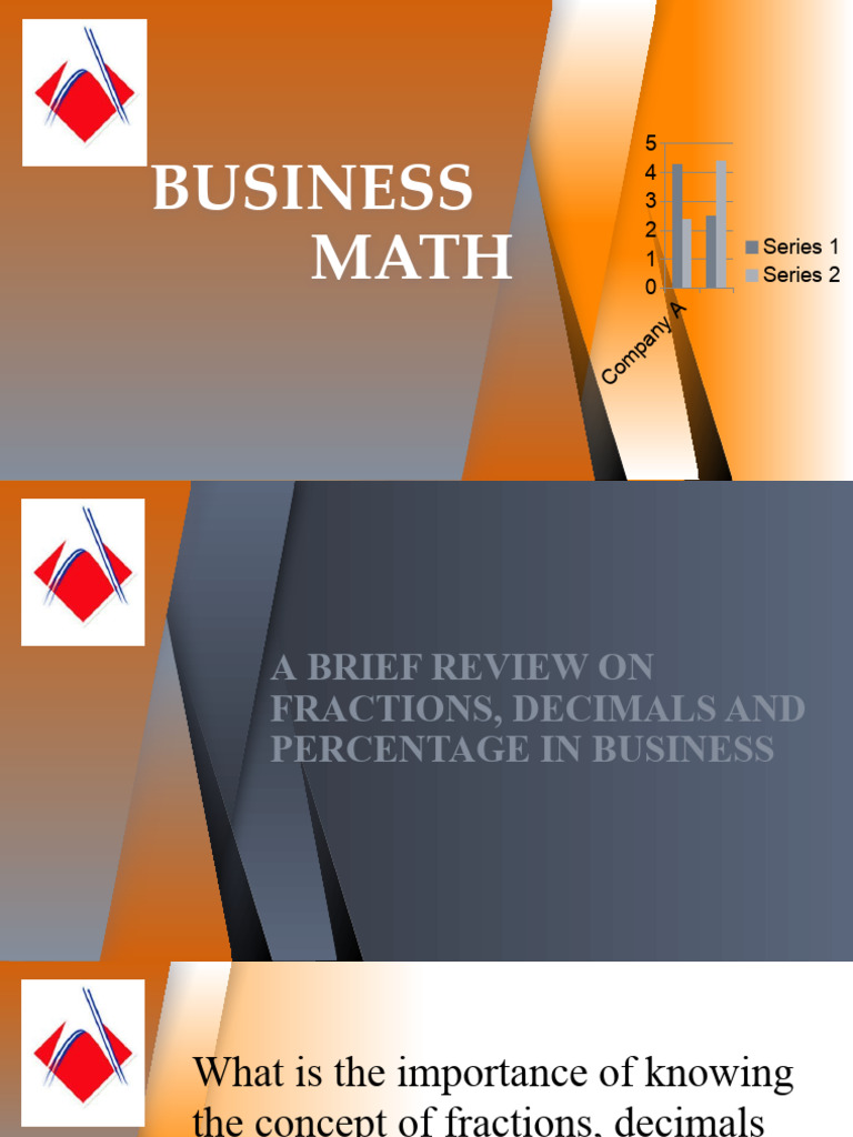 Business Math 01 | PDF | Decimal | Multiplication