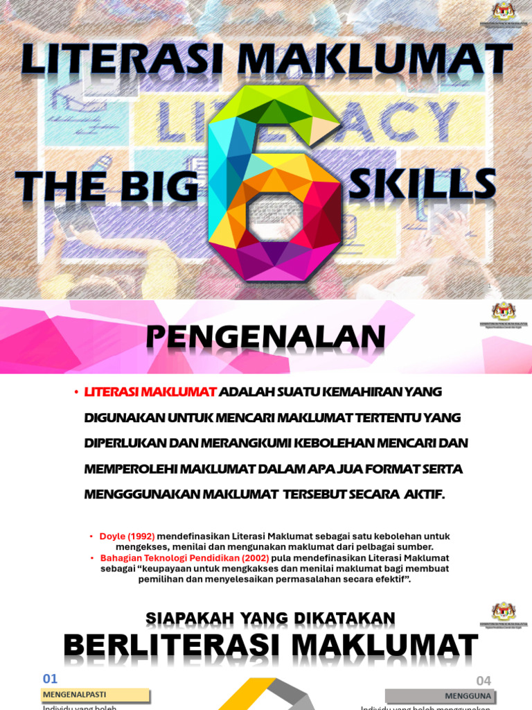 Literasi Maklumat Big 6 Skills | PDF