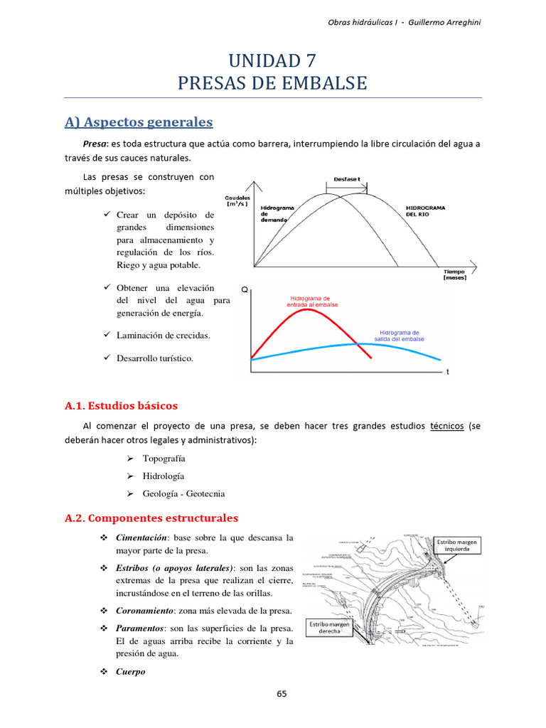 U7. Resumen | PDF | Represa | Hormigón