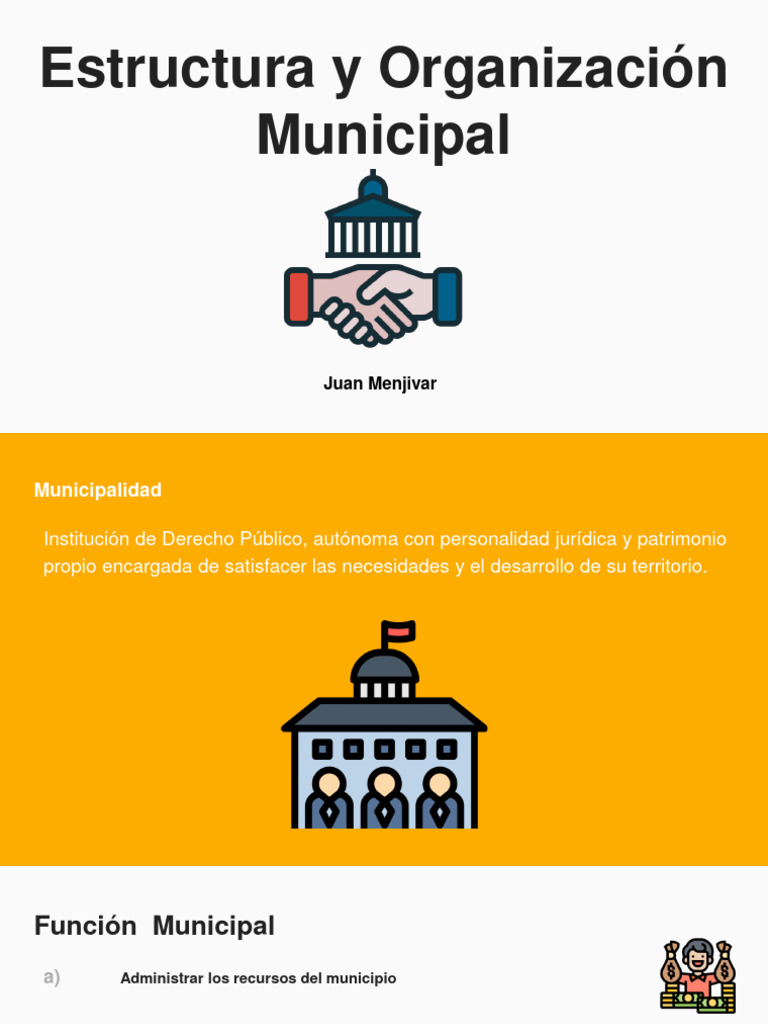 Estructura y Organizacion Municipal | PDF | Alcalde | Gobierno local