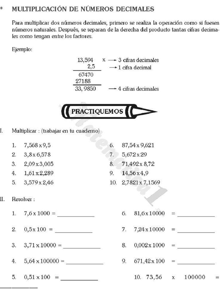 Ejercicios de Matematica | PDF