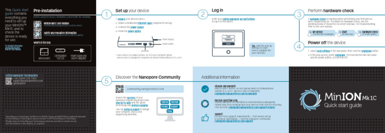 MinION Mk1C QSG Rev3 | PDF | Computer Networking | Computer Science
