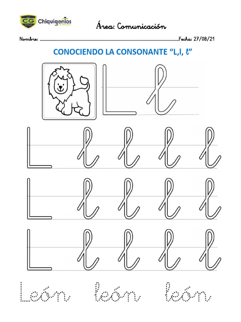 Rimas y sílabas con la consonante L | PDF