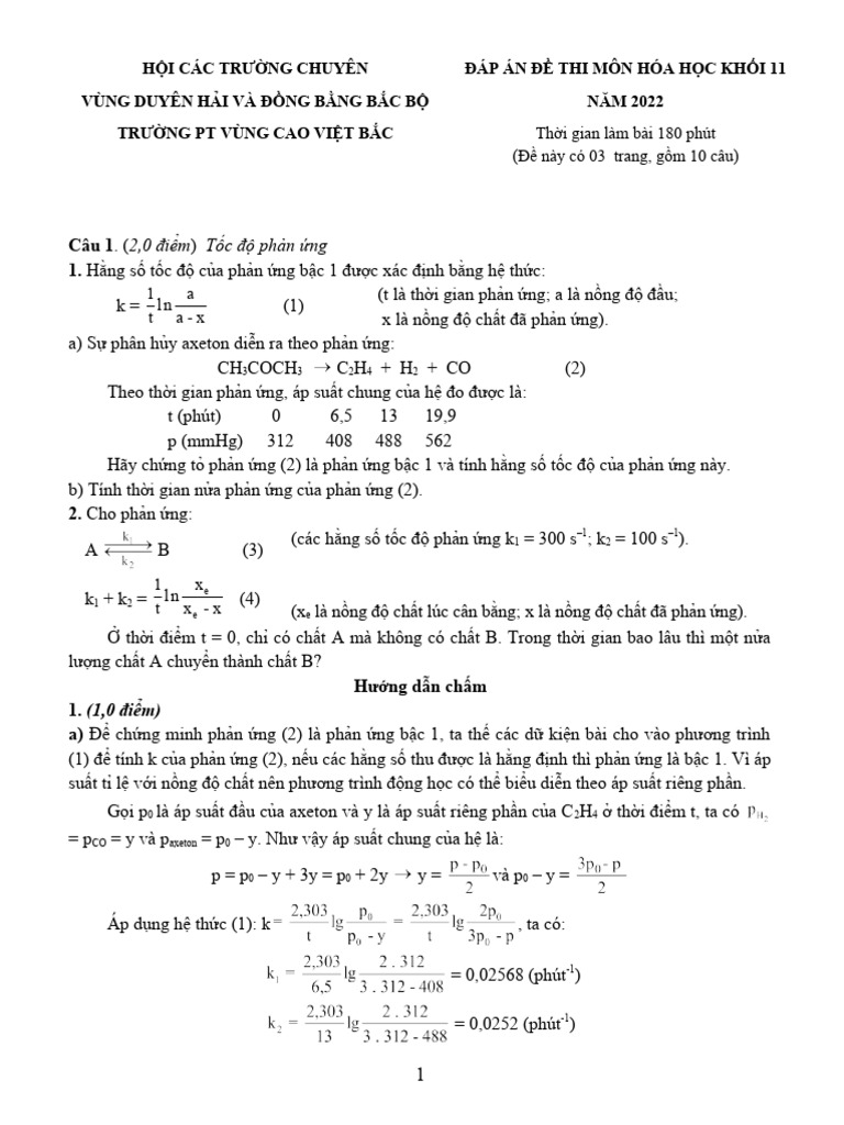 Dap Hoa K11 2022 | PDF