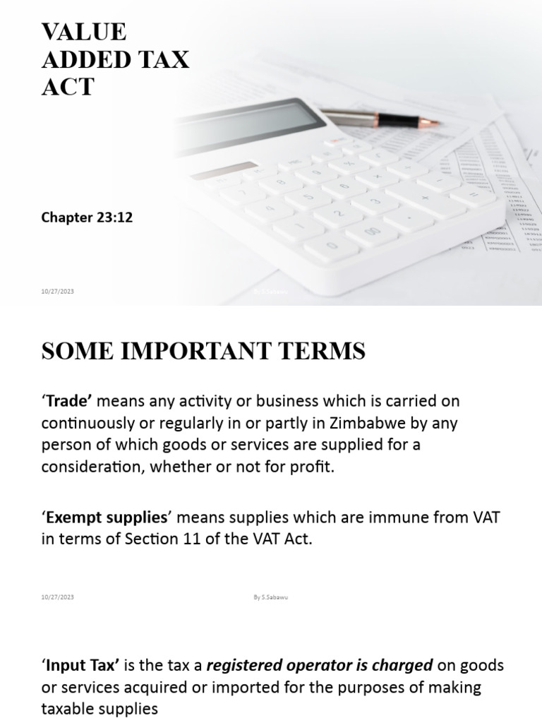 Value Added Tax | PDF | Value Added Tax | Taxes