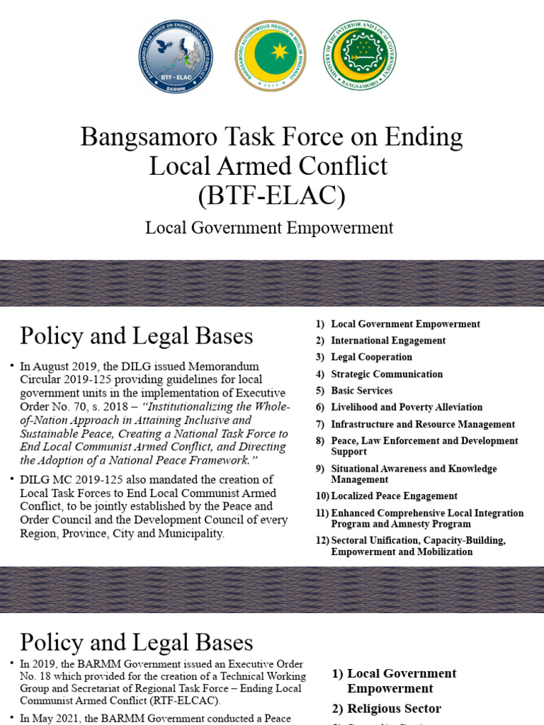 BTF-ELAC Local Government Empowerment Program | PDF | Empowerment ...