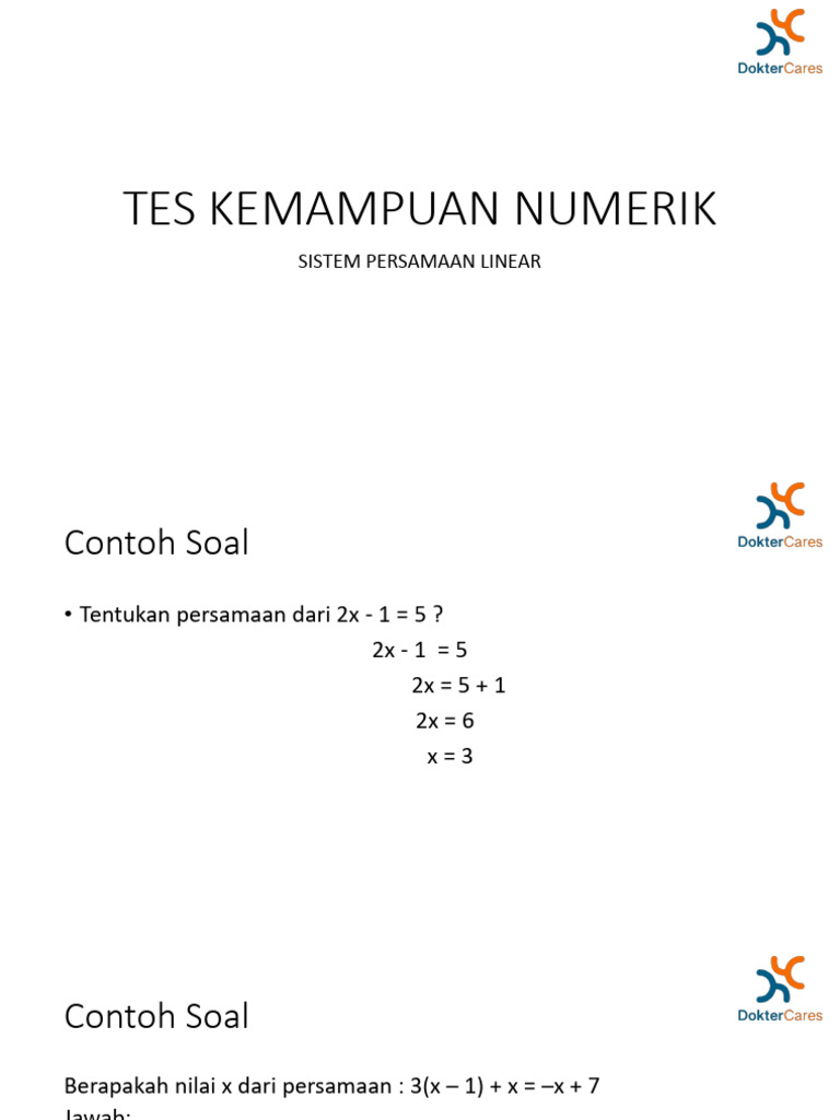 Tes Numerik Dan Penalaran - 2022 02 24 034020 - Jywi | PDF