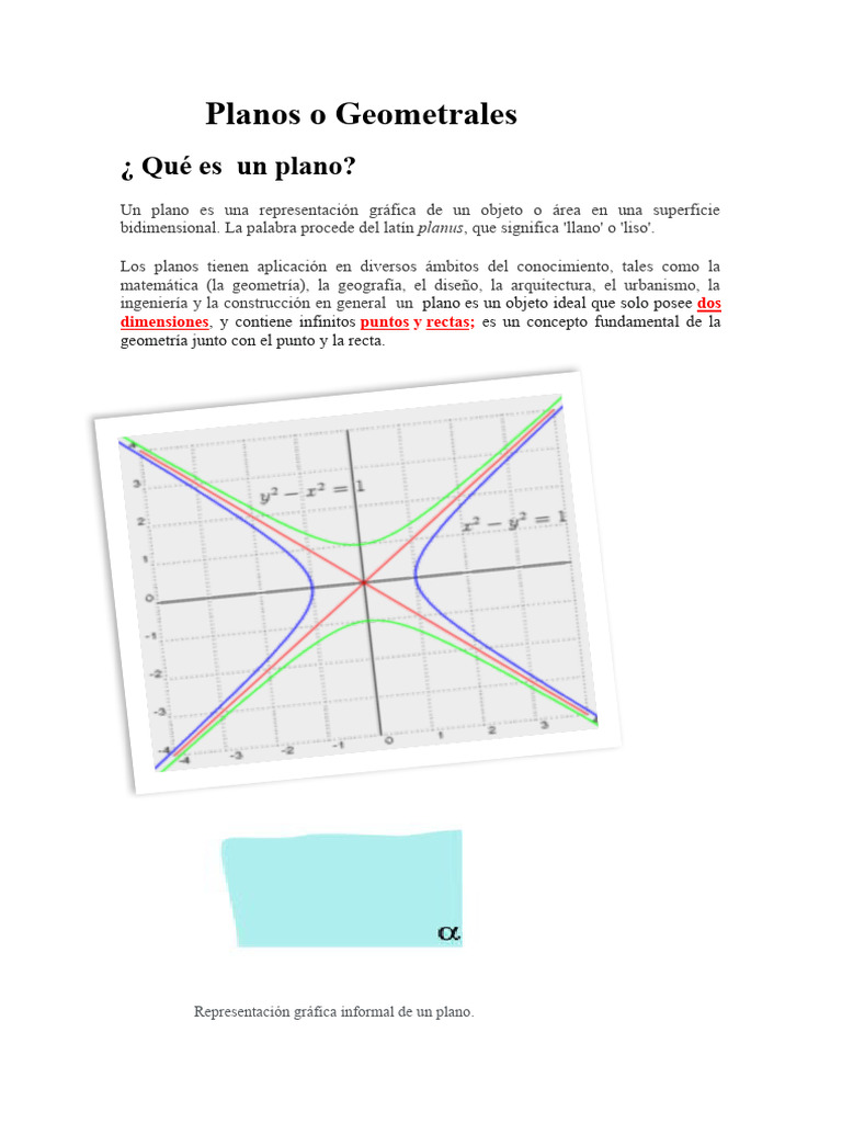 Planos o Geometrales 3 A | PDF