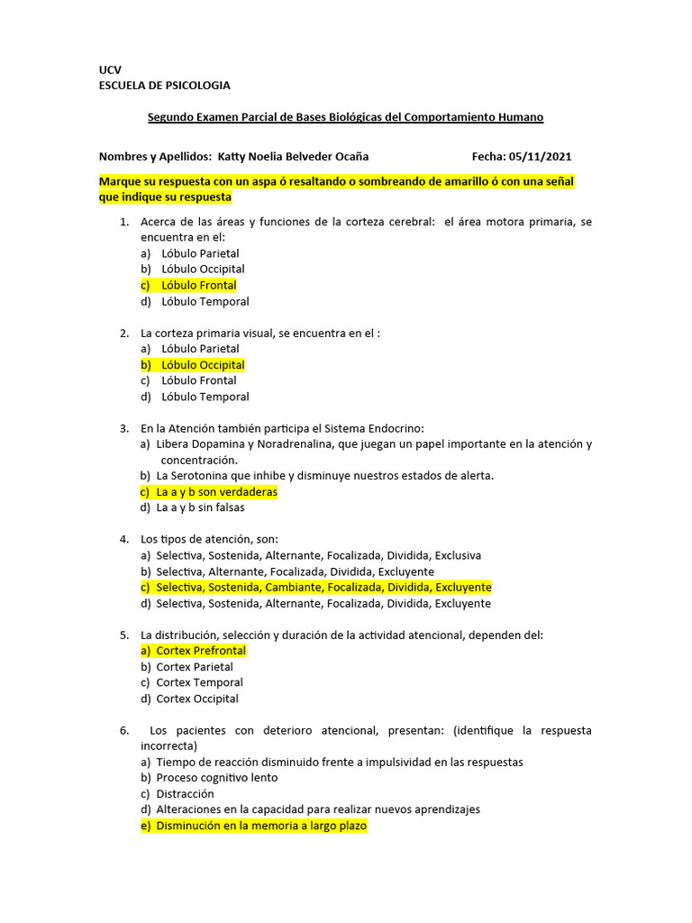 2° Examen Parcial - Final - Final | PDF