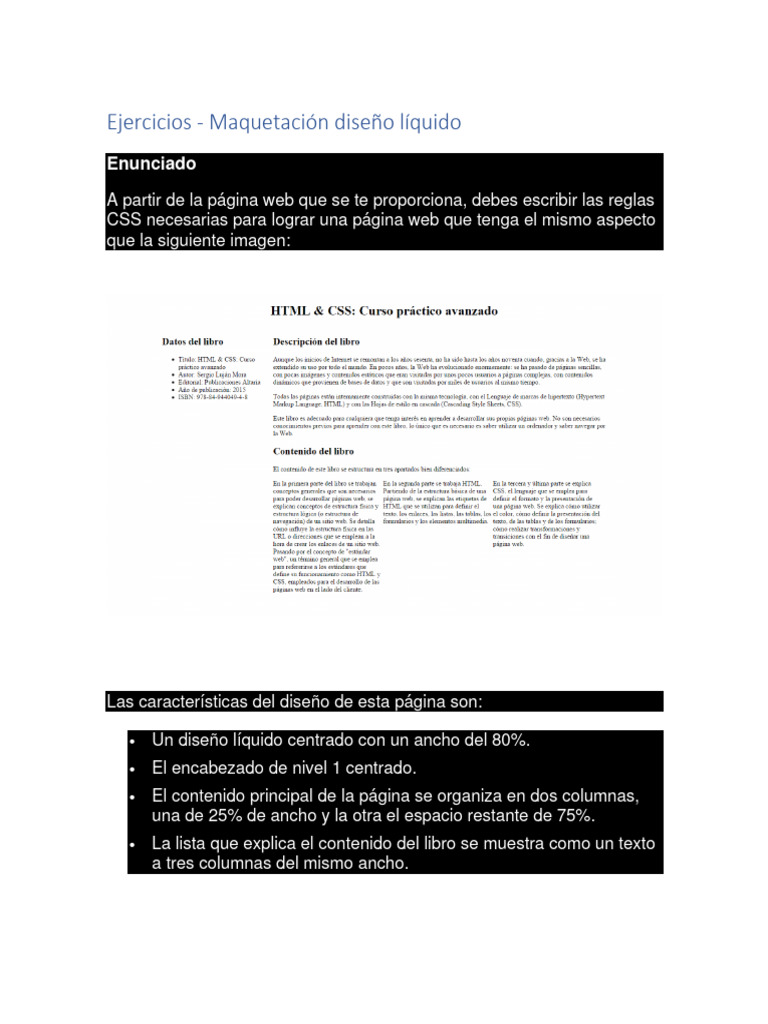 Ejercicio-Practica HTMLCSS | PDF | HTML | Red mundial