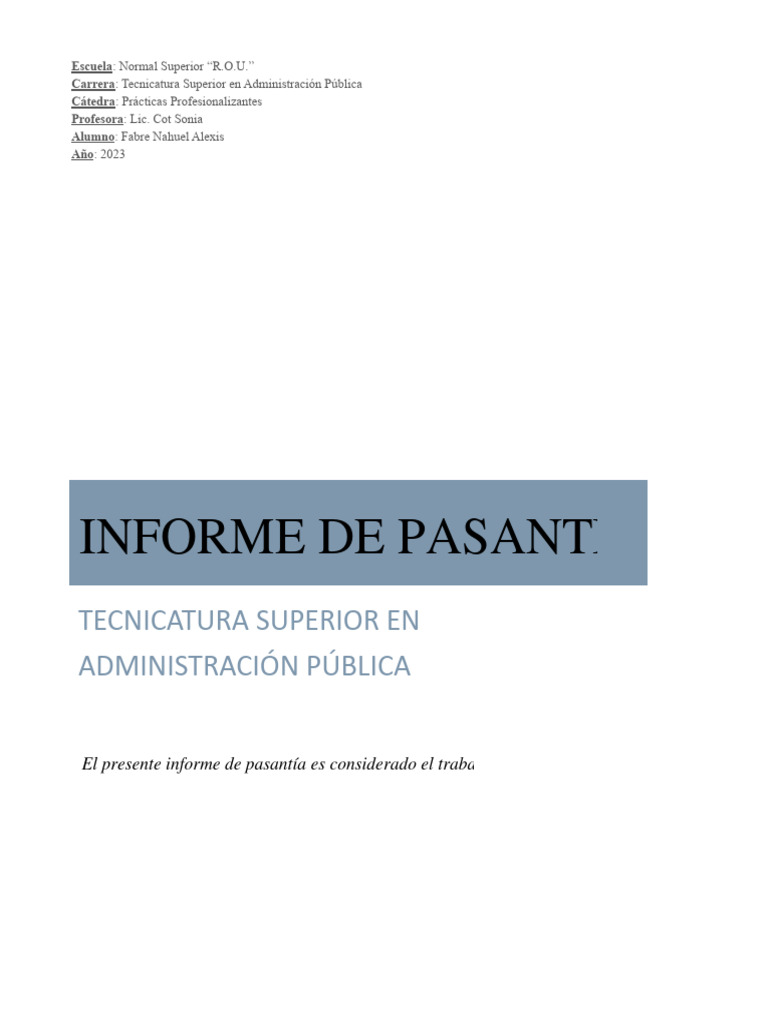 26-10-2023 Trabajo Final Nahuel | PDF | Hospital