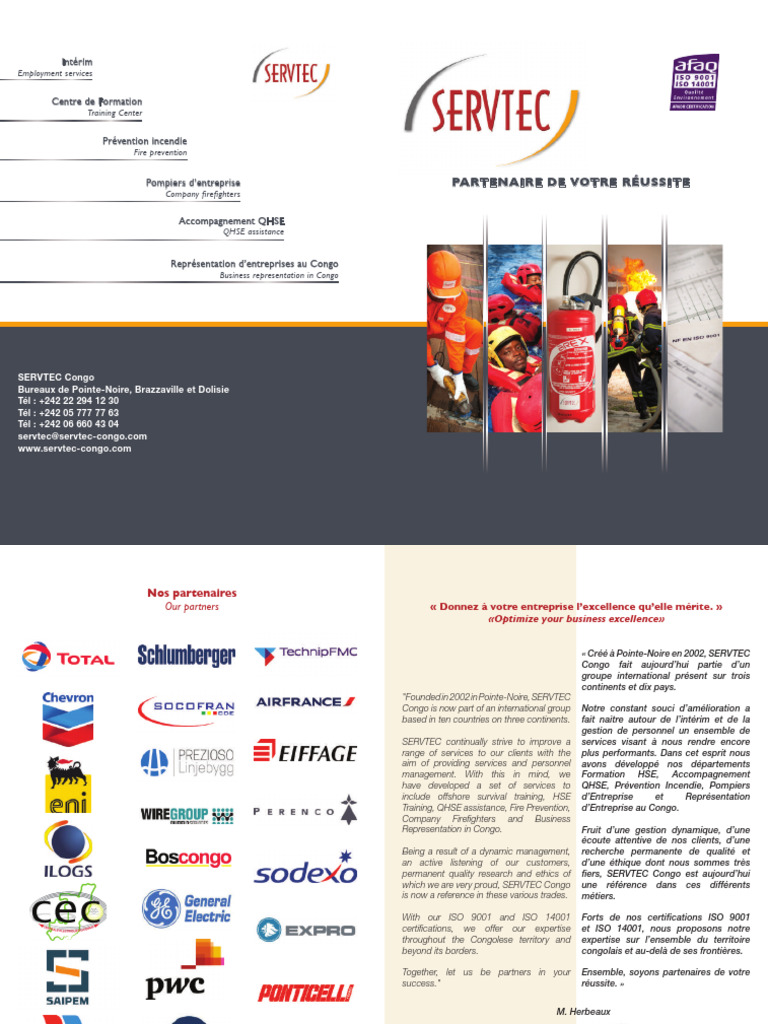 Brochure SERVTEC Congo - Version Mail | PDF
