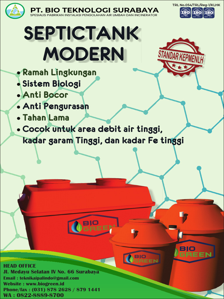 Rekomendasi Bio Septic Tank Modern | PDF | Griya & Taman