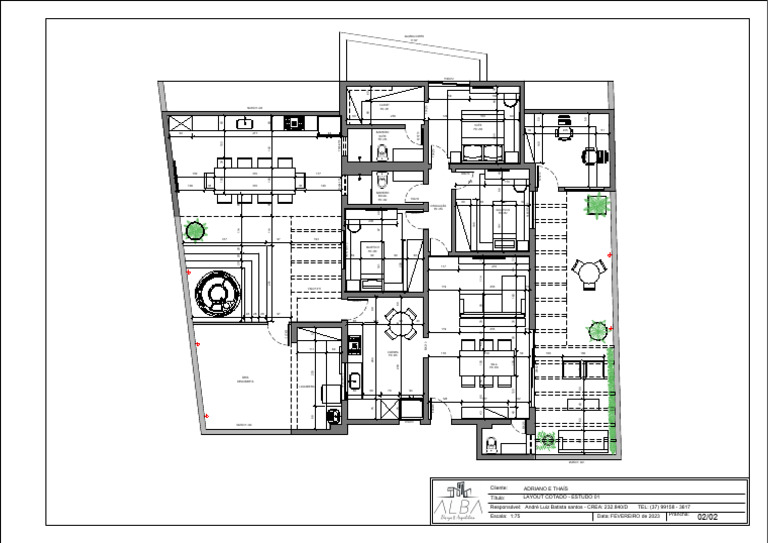 Planta de Layout Cotada | PDF
