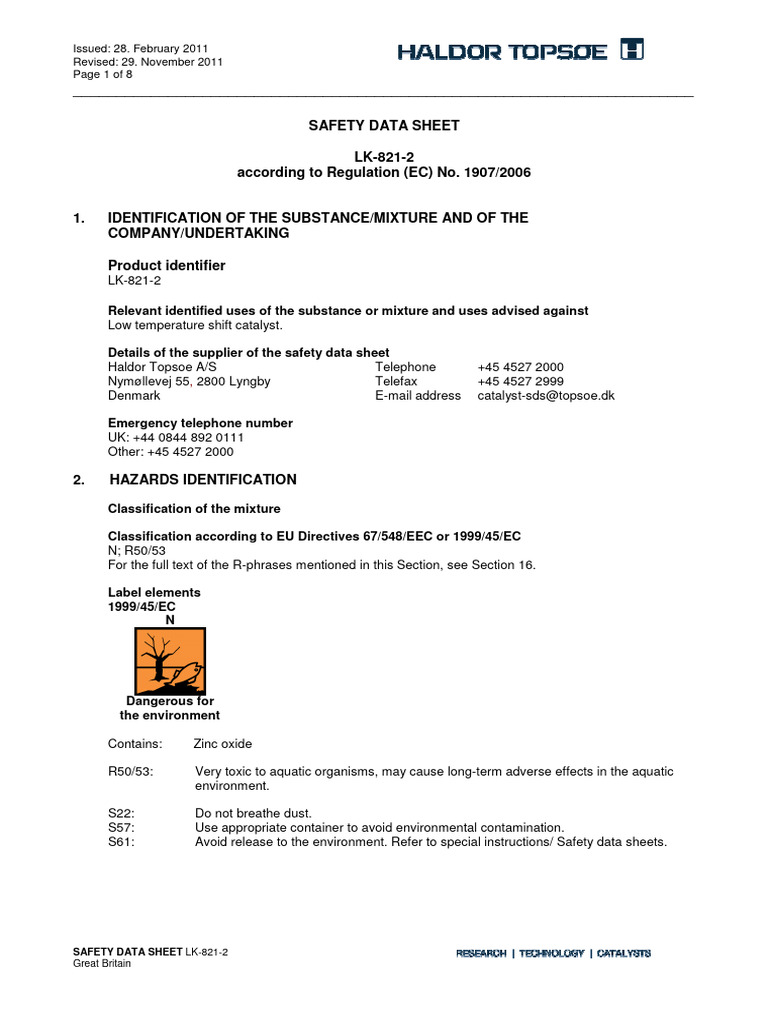 Process Msds Ims 005 | PDF