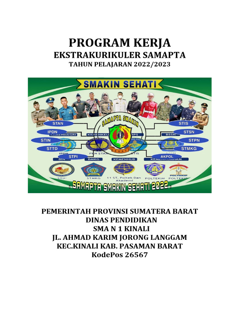 Program Kerja Paskibra | PDF
