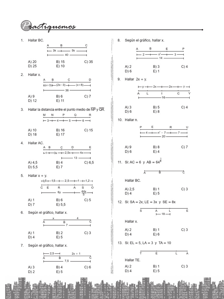 Tema 1 Segmentos 2do | PDF