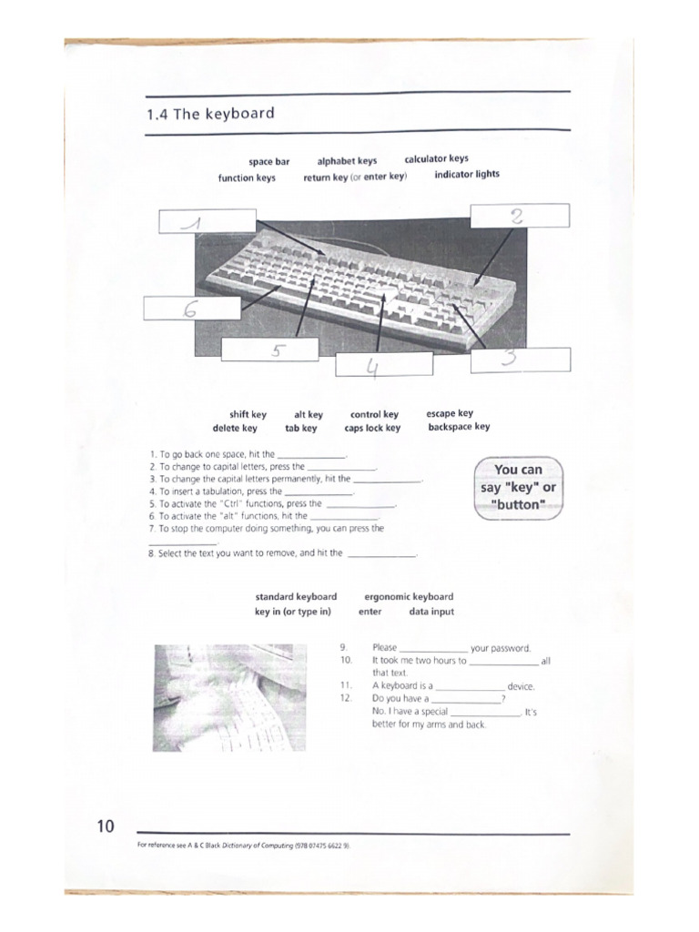 1.4 The Keyboard | PDF