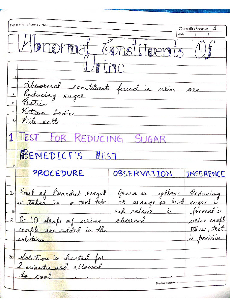 Biochemistry Practical File | PDF Biochemistry Practical File | PDF