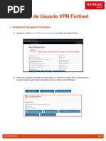 Guía de Instalación VPN FortiClient | PDF | Red privada virtual | Transport Layer Security