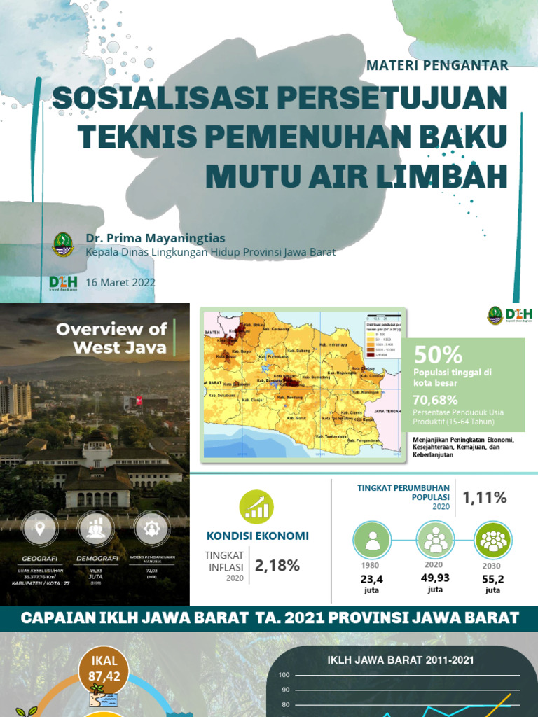 Materi Pengantar Sosialisasi Pertek Air Limbah | PDF