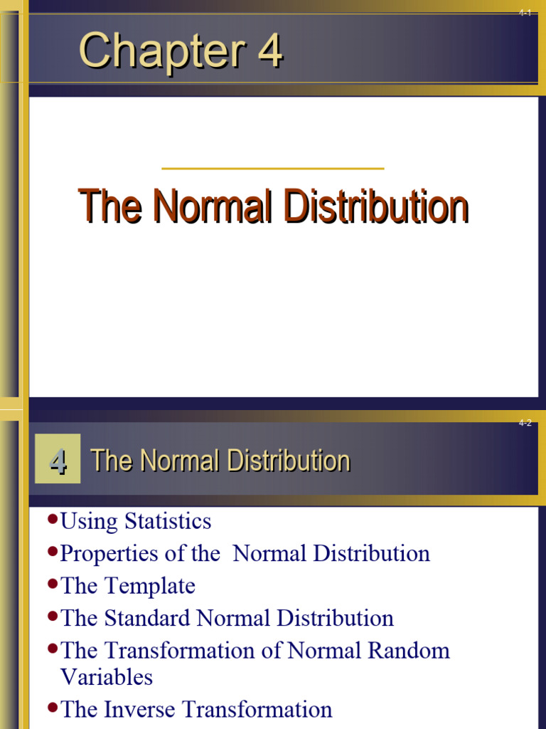 Normal Distribution | PDF | Probability Distribution | Normal Distribution