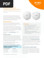 HPE Aruba Networking AP-515 (RW) Dual Radio 4x42x2 802.11ax Internal ...