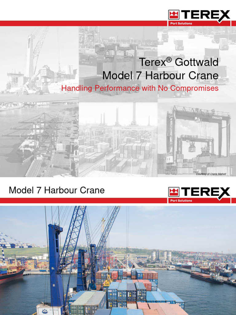 Terex Gottwald Model 7 Maritime Port Terminal Cargo Handling Equipment ...