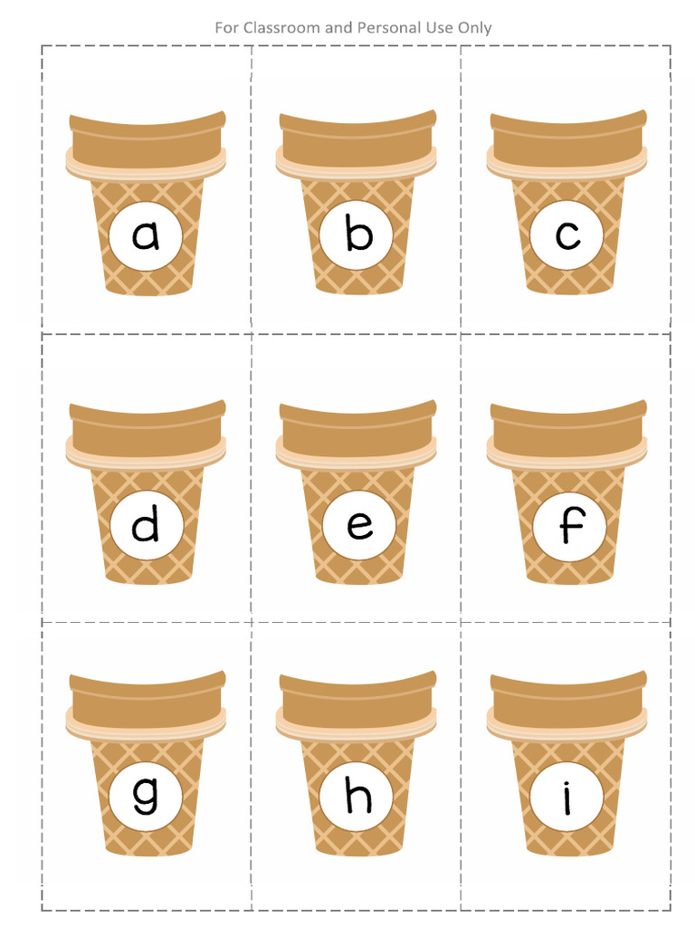 Ice Cream Beginning Sounds | PDF
