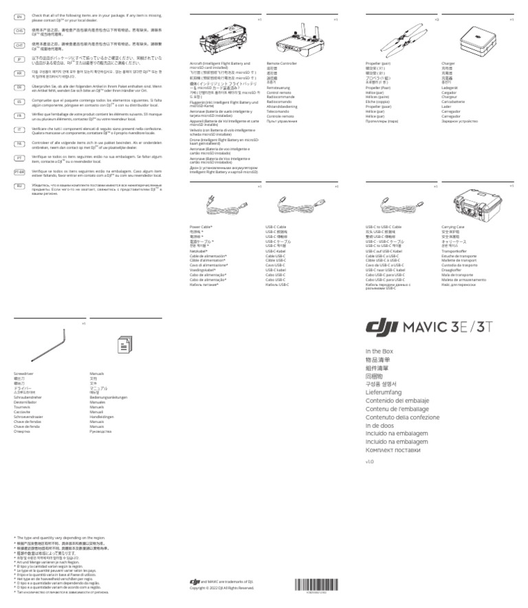 DJI Mavic 3 Enterprise in The Box | PDF