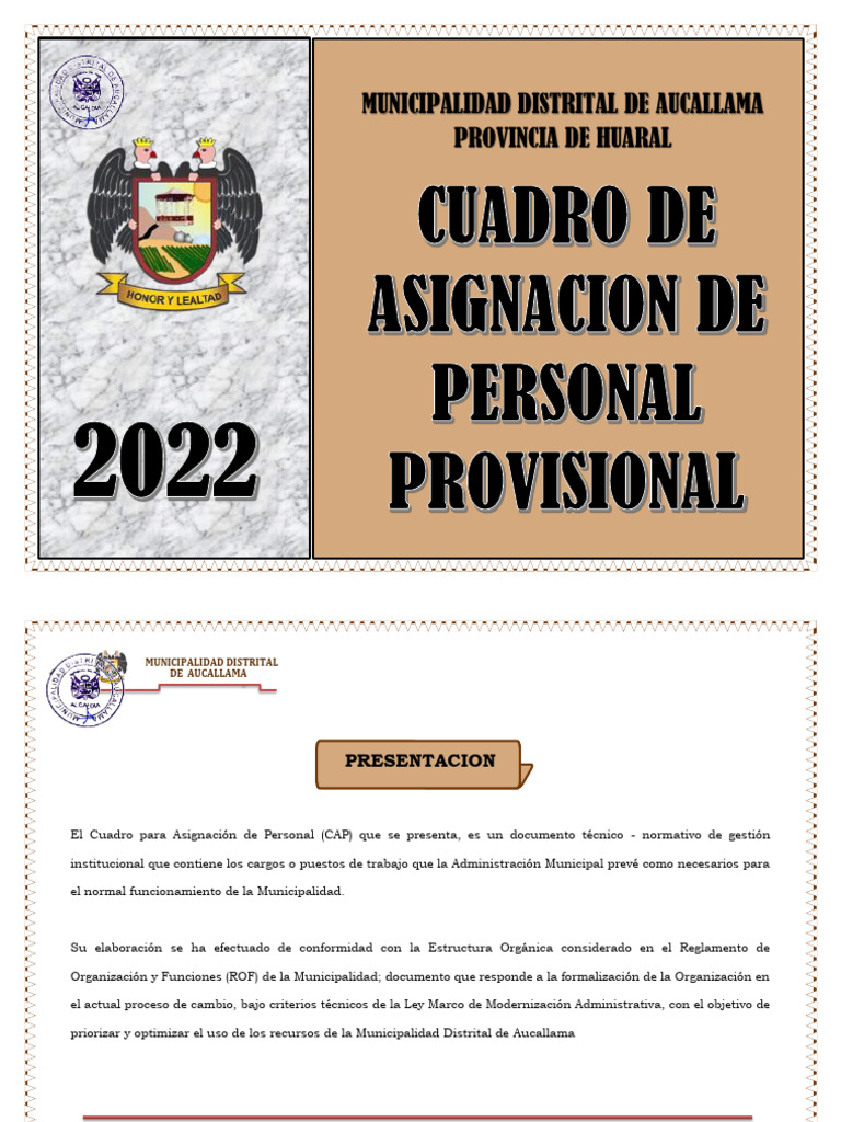 Cap - 2022 - Mda PDF | PDF | Gobierno local | Presupuesto