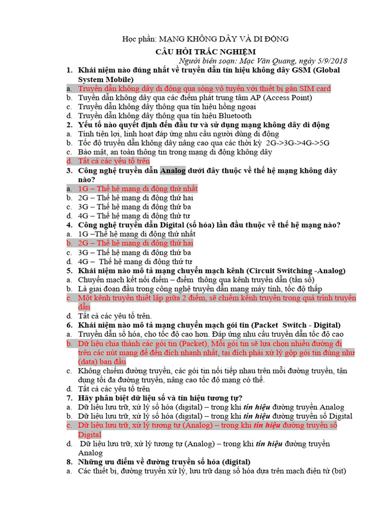 ĐỀ CƯƠNG MKD | PDF