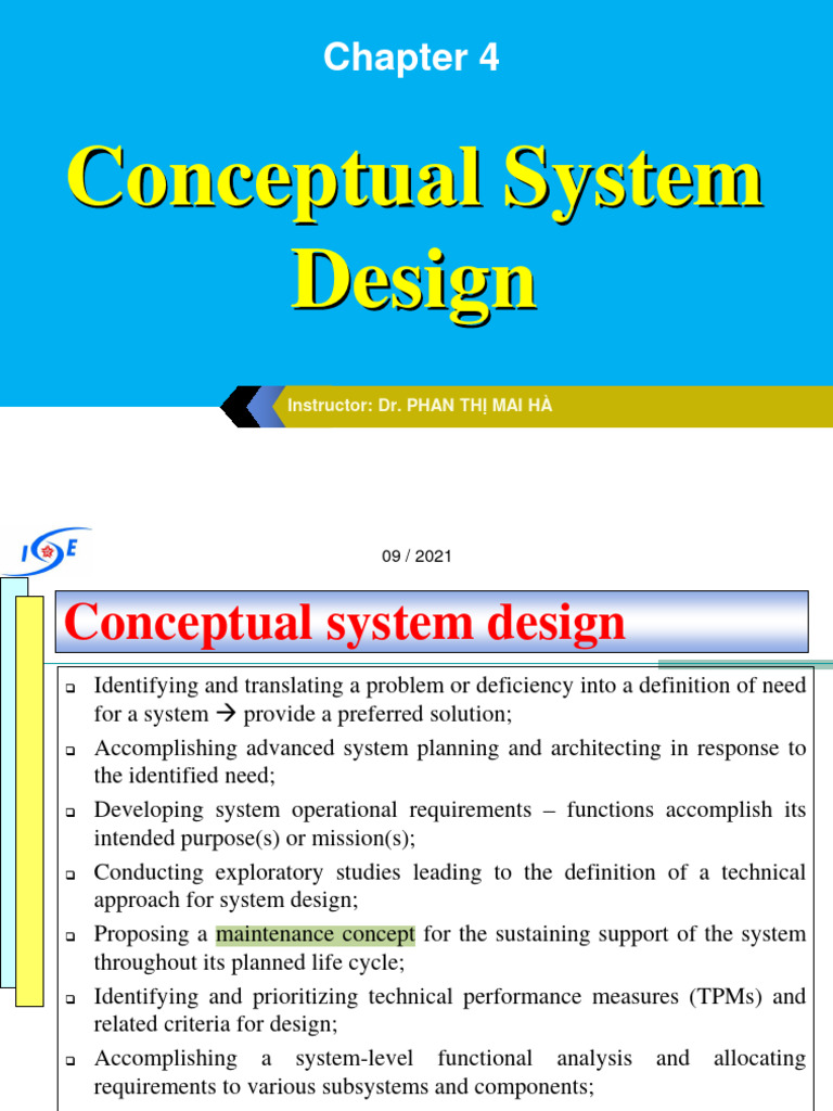 KTHT 21 - C4 - Conceptual System Design | PDF | Risk | System