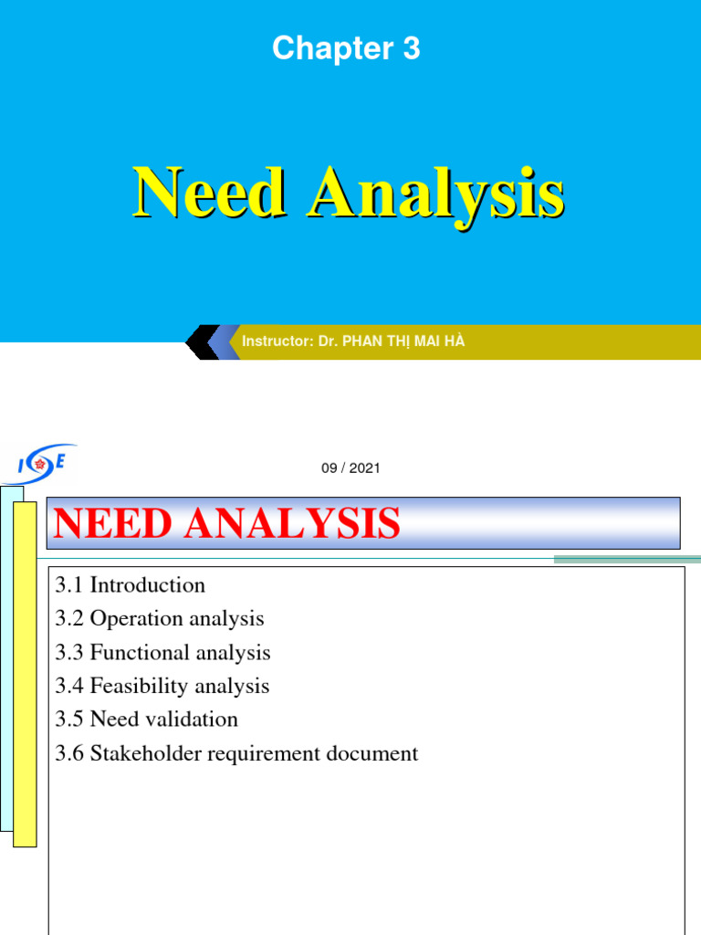 KTHT 21 - C3 - Need Analysis | PDF | System | Feasibility Study