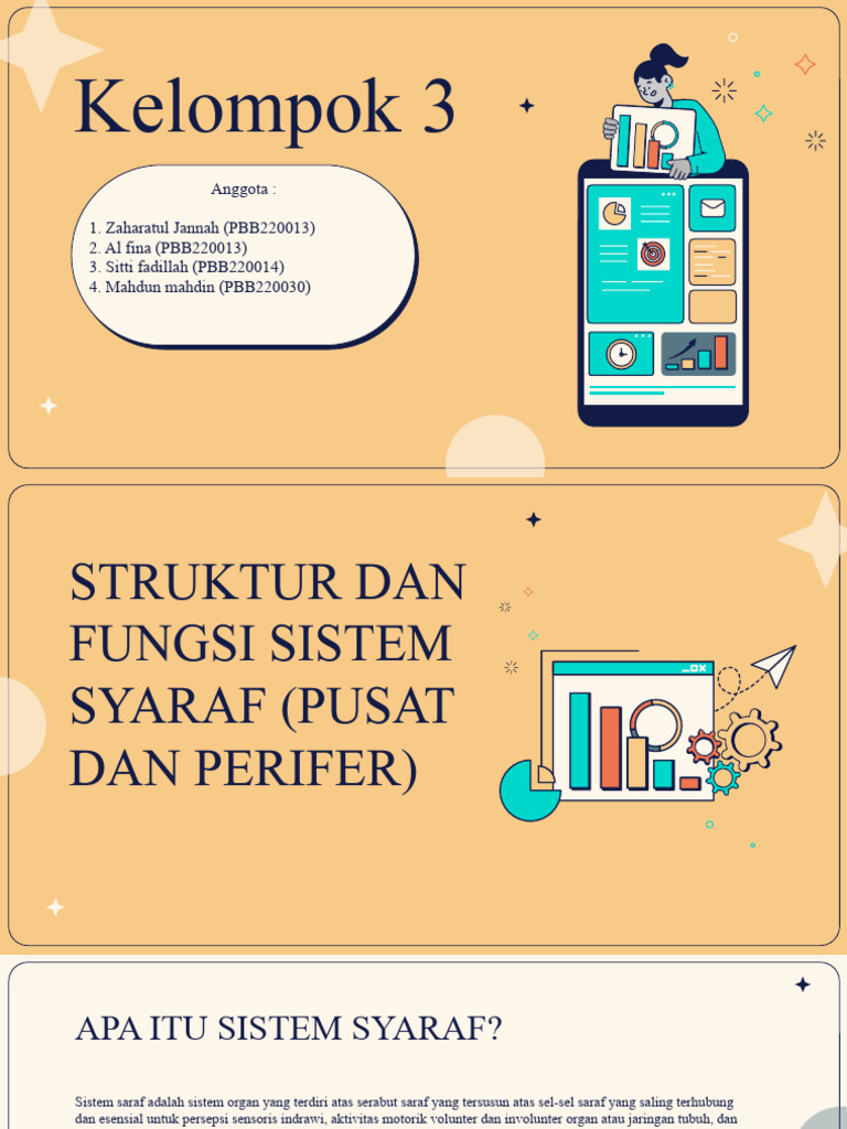 Kelompok 3 Struktur Da Fungsi Sistem Saraf (Pusat Den Perifer) | PDF