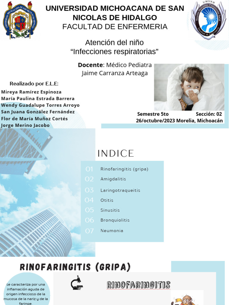Equipo 3 - Infecciones Resp - 5.2 | PDF