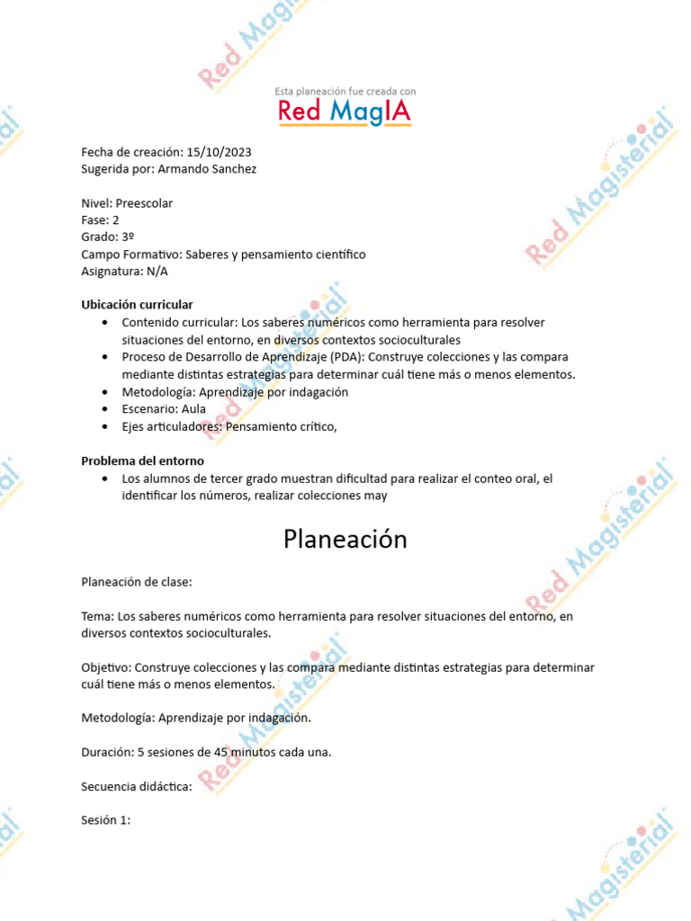 Red MAgIA - Construye Colecciones y Las Compara Mediante Distintas ...