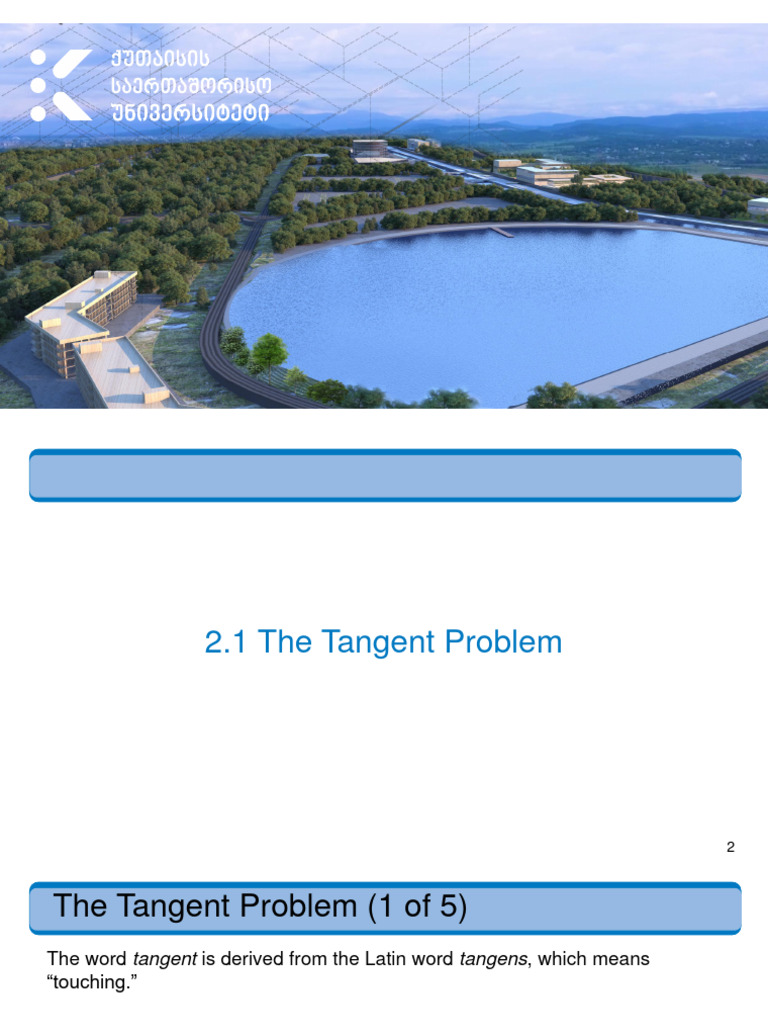 Understanding Tangents and Velocity | PDF | Teaching Methods & Materials