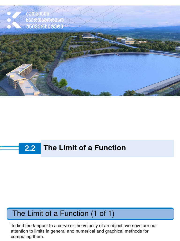 Calculus Slides 2.2 | PDF | Limit (Mathematics) | Function (Mathematics)