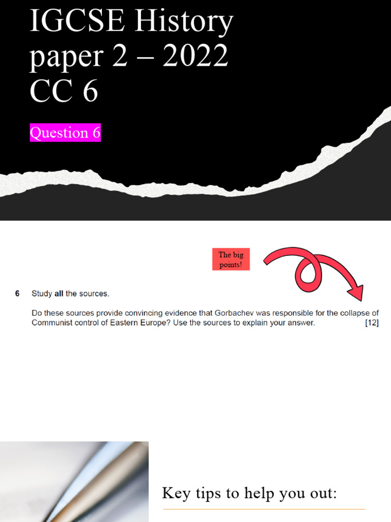IGCSE History Paper 2 Tips 2022 | PDF | Cognition | Cognitive Science