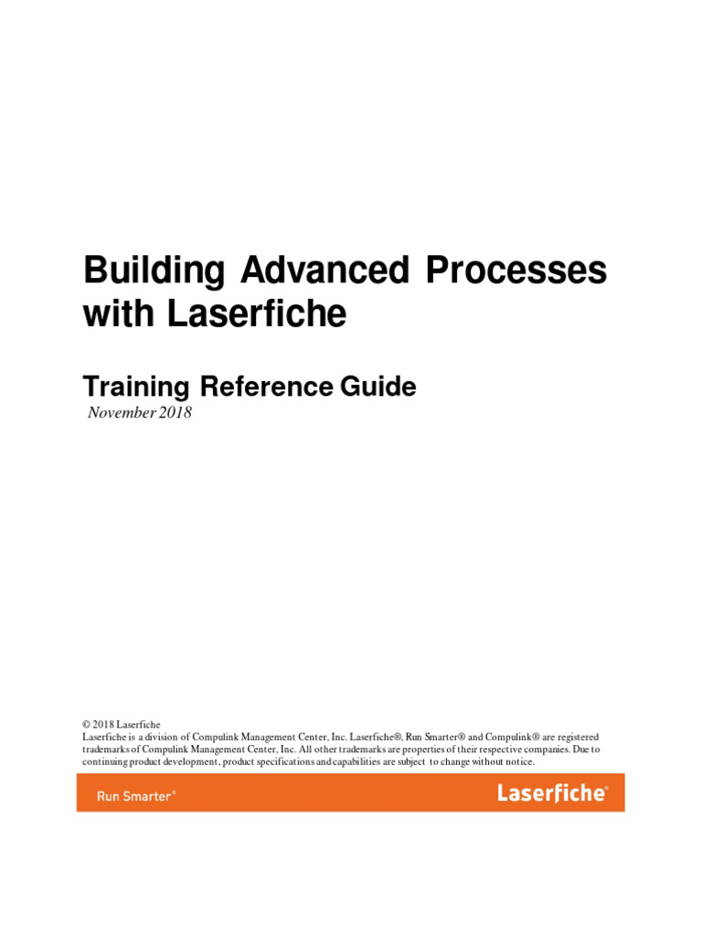Building Advanced Processes With Laserfiche | PDF | Tag (Metadata) | Business Process