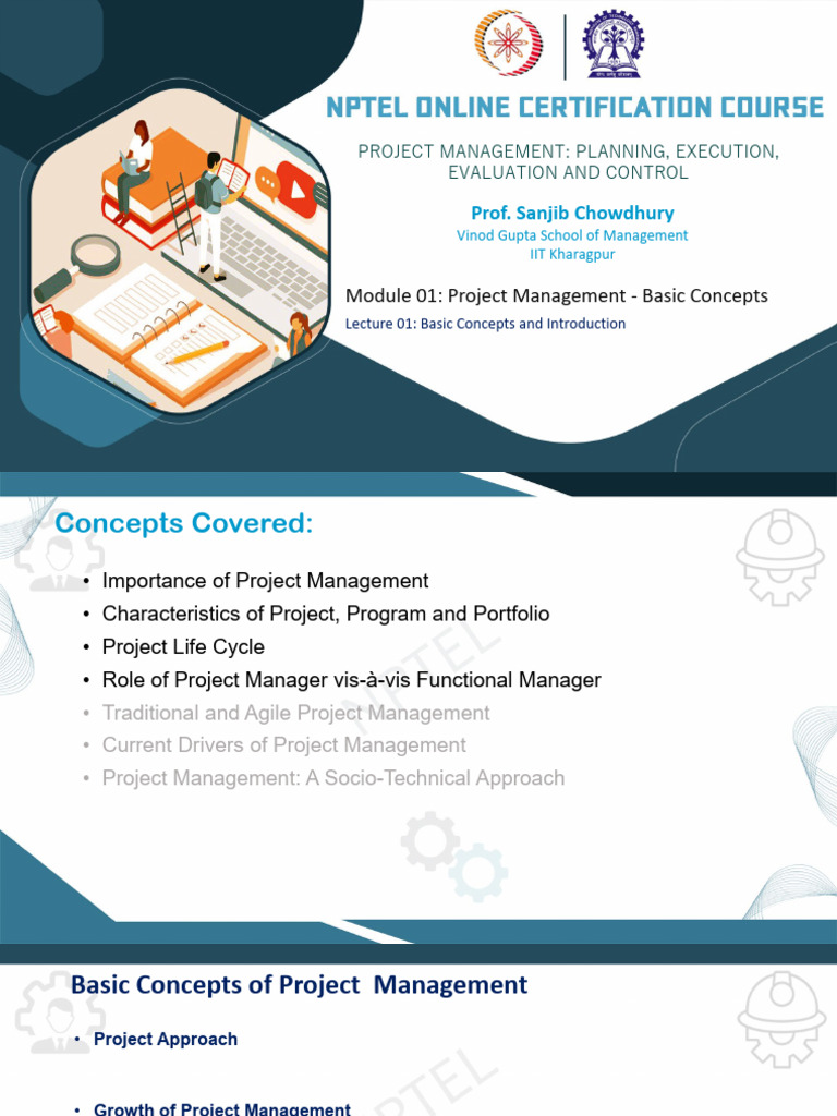 Week 1 (Lec 1-4) | PDF | Project Management | Net Present Value