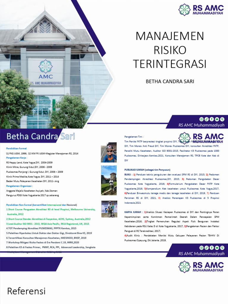 MATERI Manajemen Risiko Terintegrasi - BCS - Maret 2023 | PDF | Bisnis ...