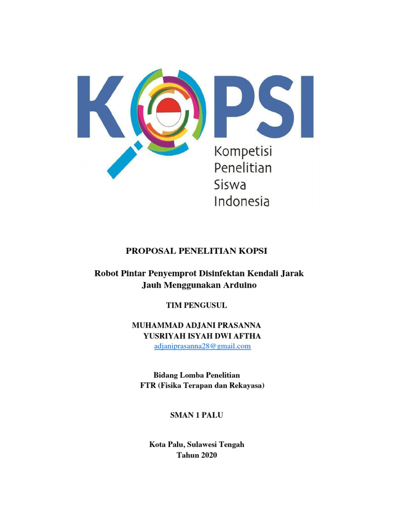 Naskah KOPSI 2020 | PDF