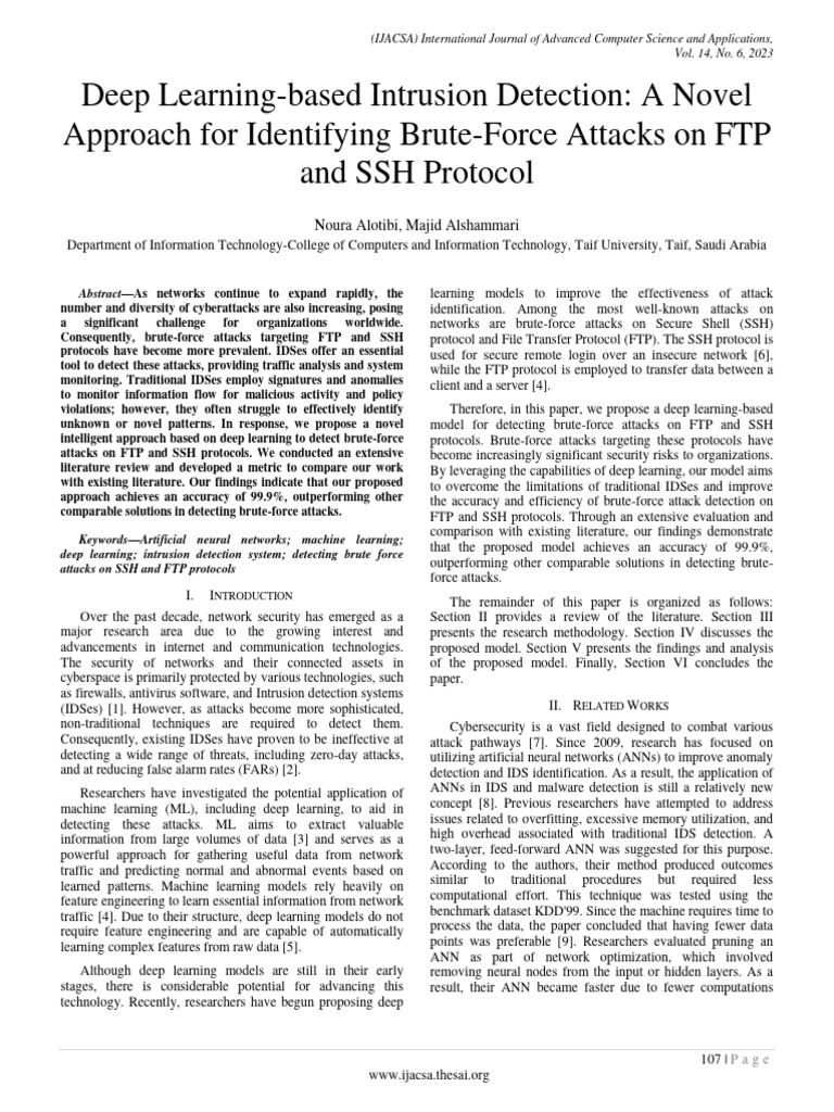Deep Learning-Based Intrusion | PDF Deep Learning-Based Intrusion | PDF